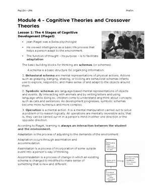 Understanding the Self Module 1 - First Year - PRELIMINARIES Module Title: Learning Module in ...