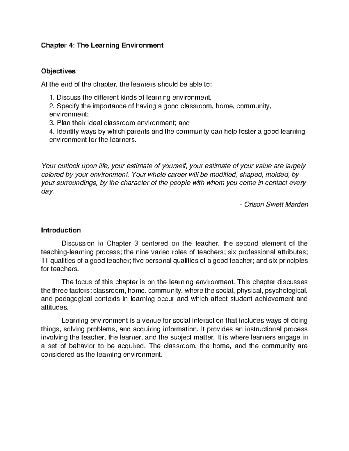 Chapter-4 The-Learning-Environment Acctg 3235 - Chapter 4: The Learning ...