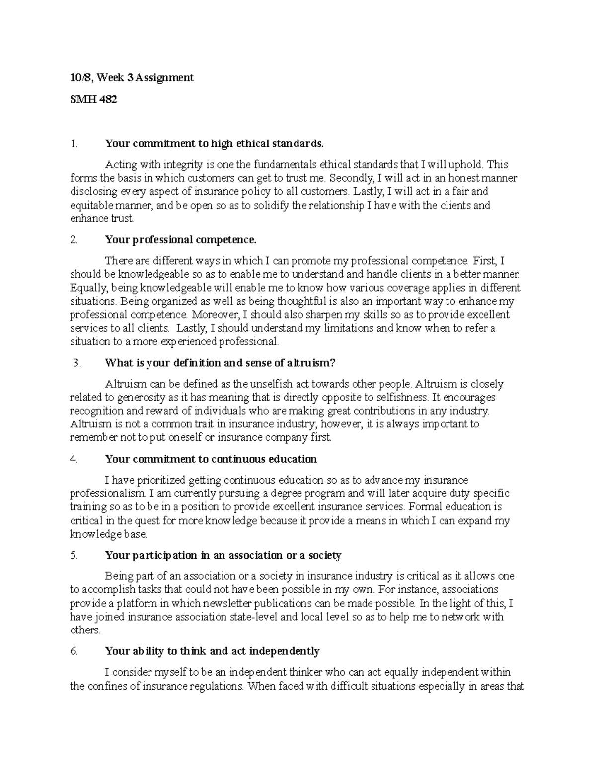 Week 3 Assignment - Evolving Issues in Safety and Health Management ...