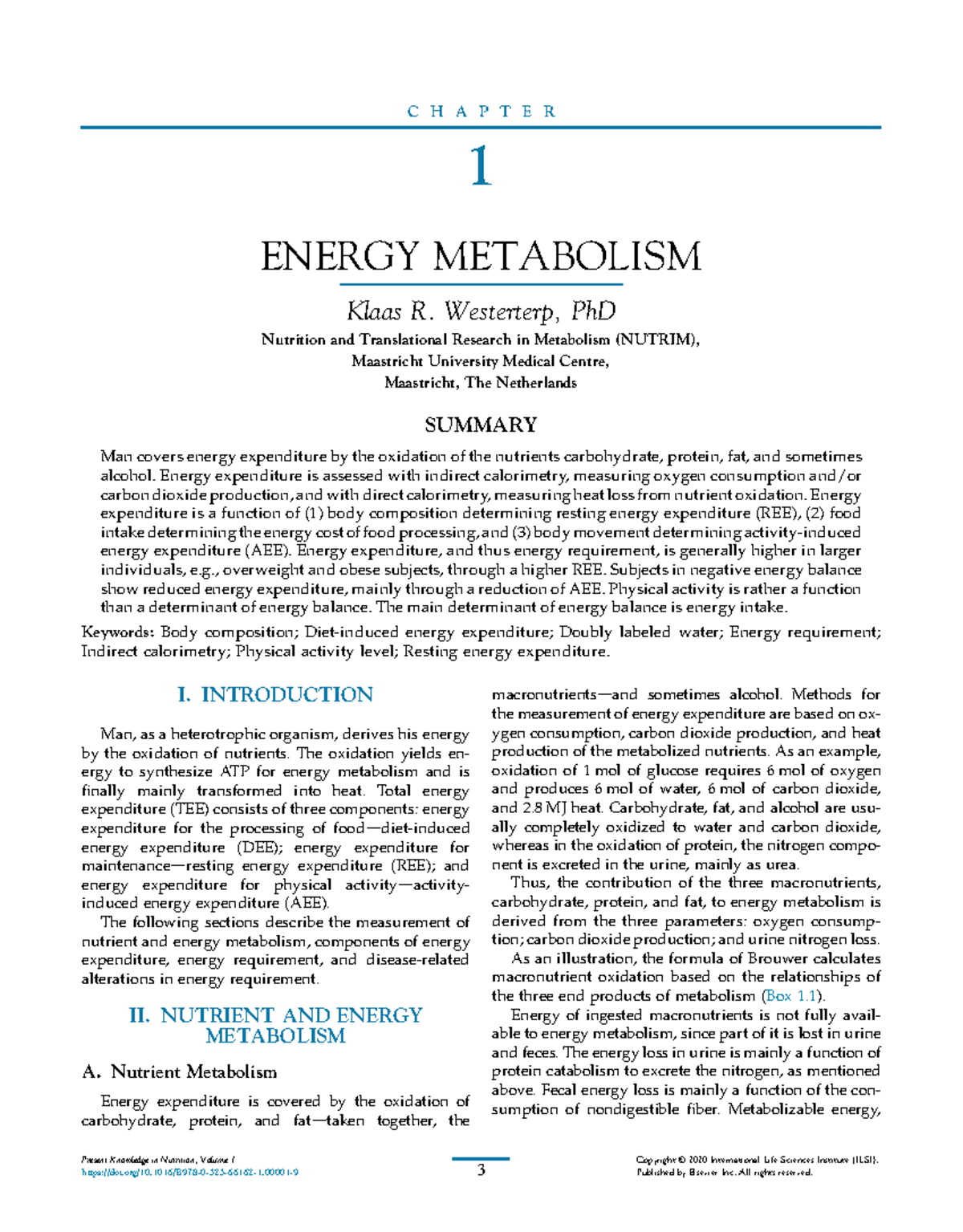 Chapter-1-Energy-metabolism 2020 Present-Knowledge-in-Nutrition ...