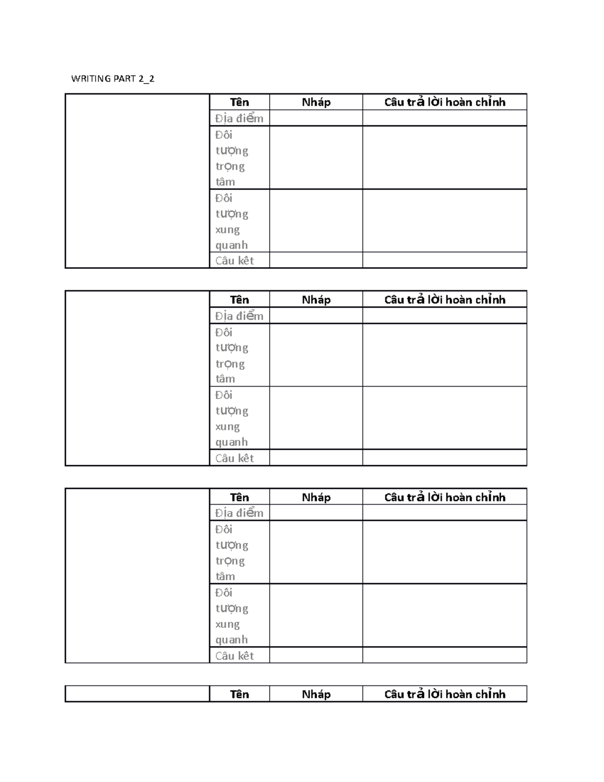 Writing PART 2 2 - viết email toeic - WRITING PART 2_ Tên Nháp Câu tr ả ...