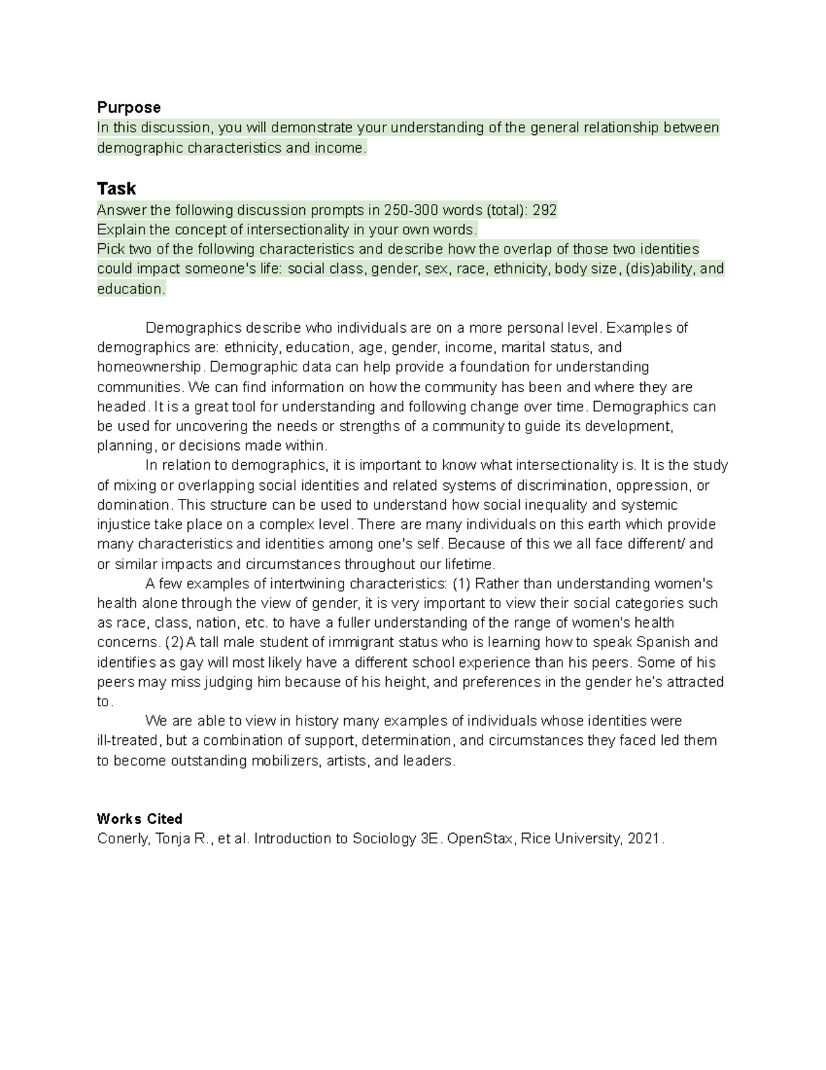 Lesson 4 Discussion Social Stratification Based on Age, Race, Gender ...