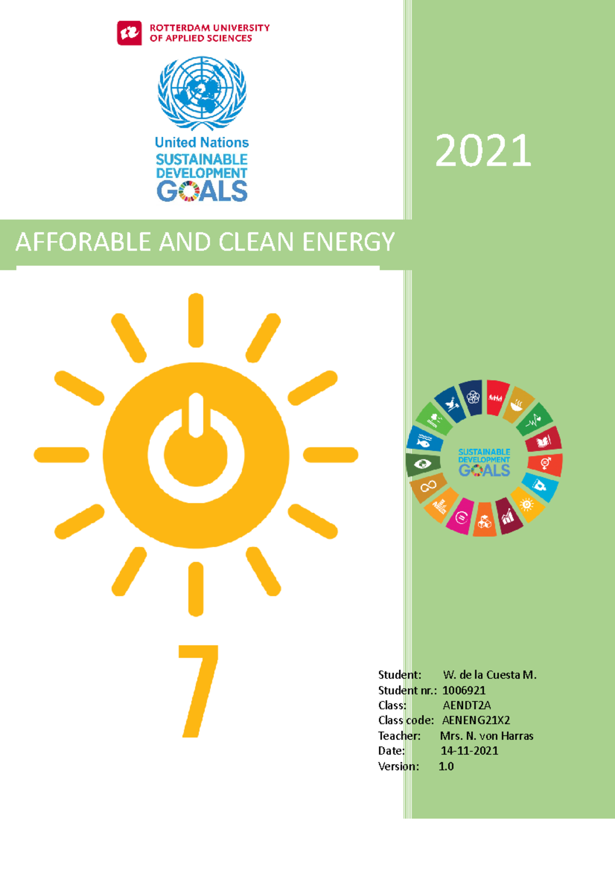 UN SDG's research report version 1 Verwerkt feedback - Engels ...