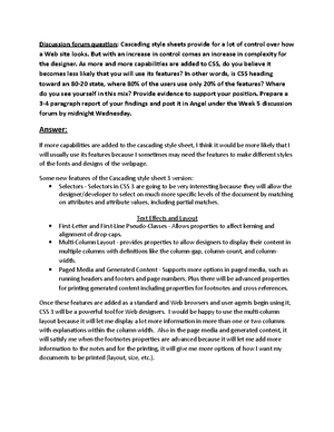 CS 210 Third paper - Example for future students - CS 210 Third Paper ...