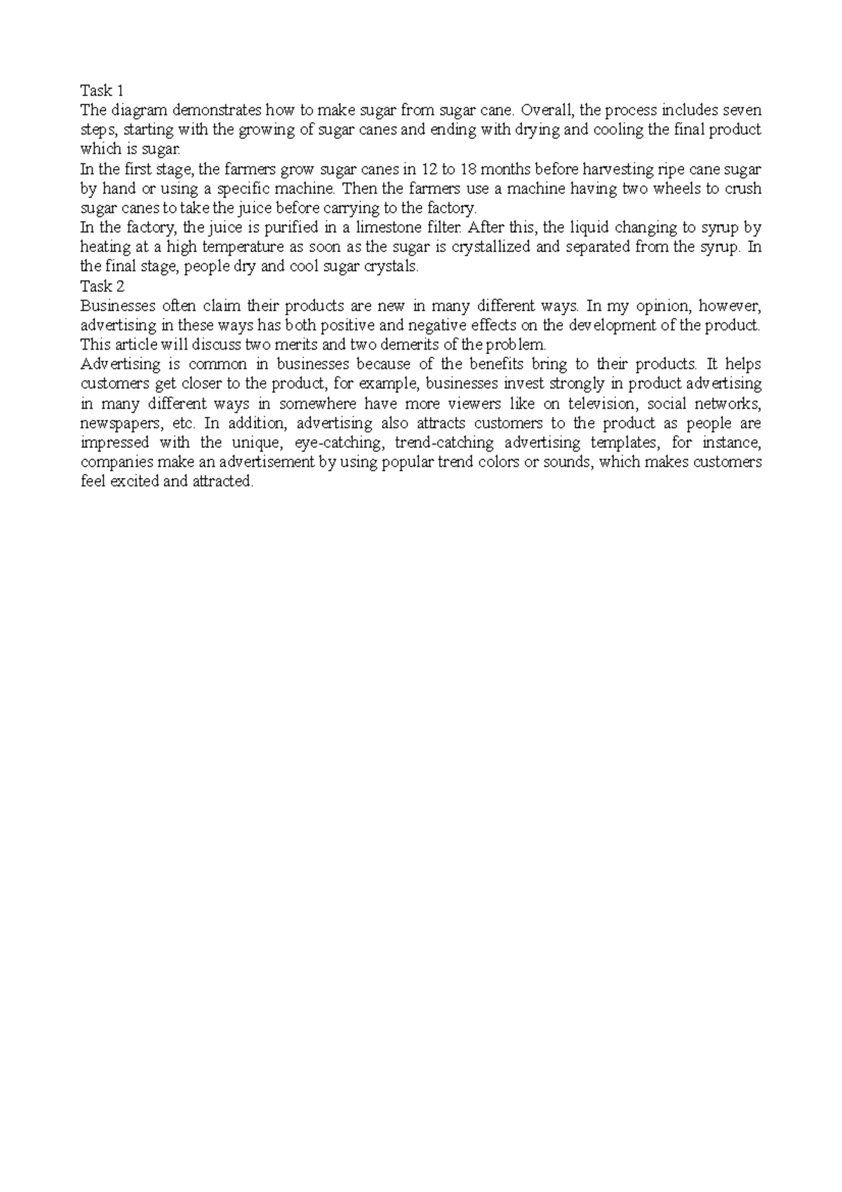 Writing-test-2 chưa xong task 2 - Task 1 The diagram demonstrates how ...