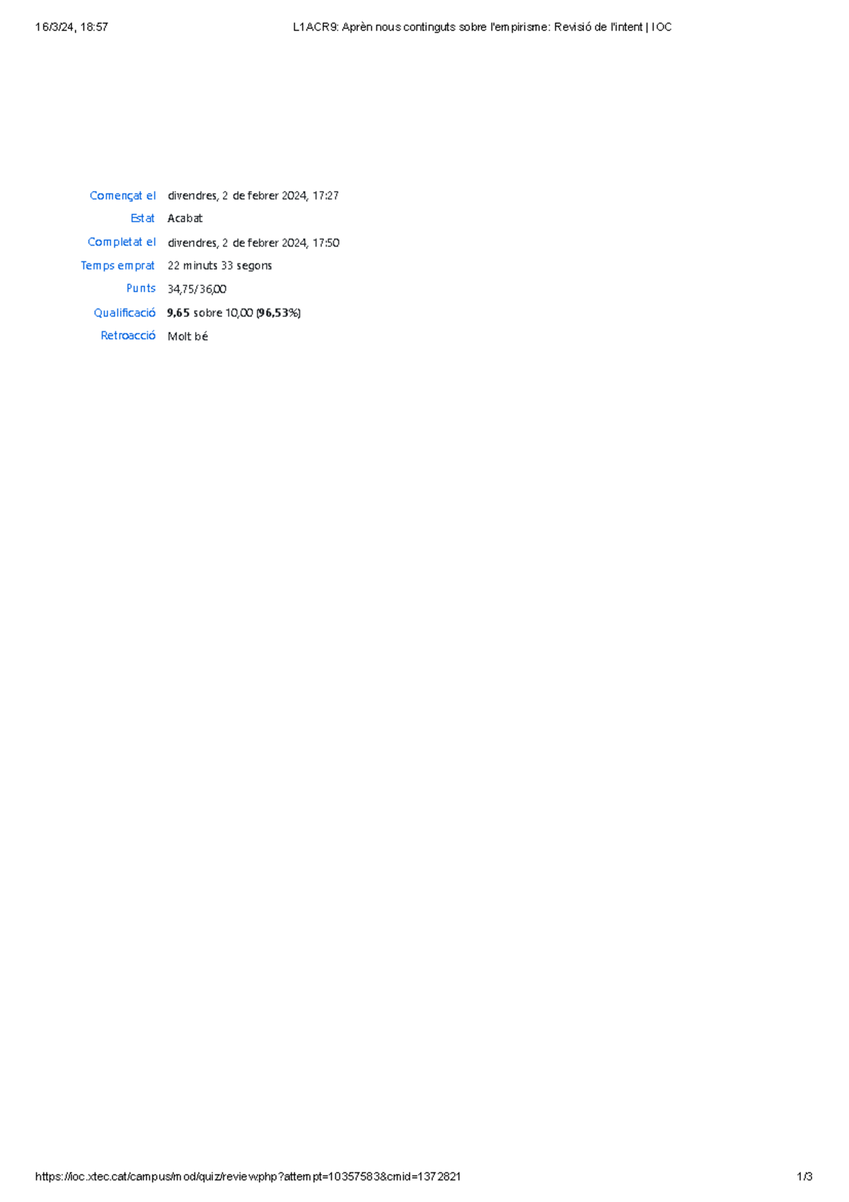 L1ACR9 Aprèn nous continguts sobre l'empirisme - 16/3/24, 18:57 L1ACR9: Aprèn nous continguts ...