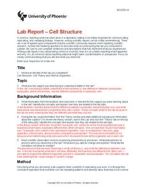 Lab 6 worksheet - SCI/250 v Lab Report – Introduction to Immunology In ...