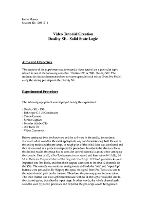 Digital Audio Processing - Assignment 2 - Microphone Etude - Svetoslav ...