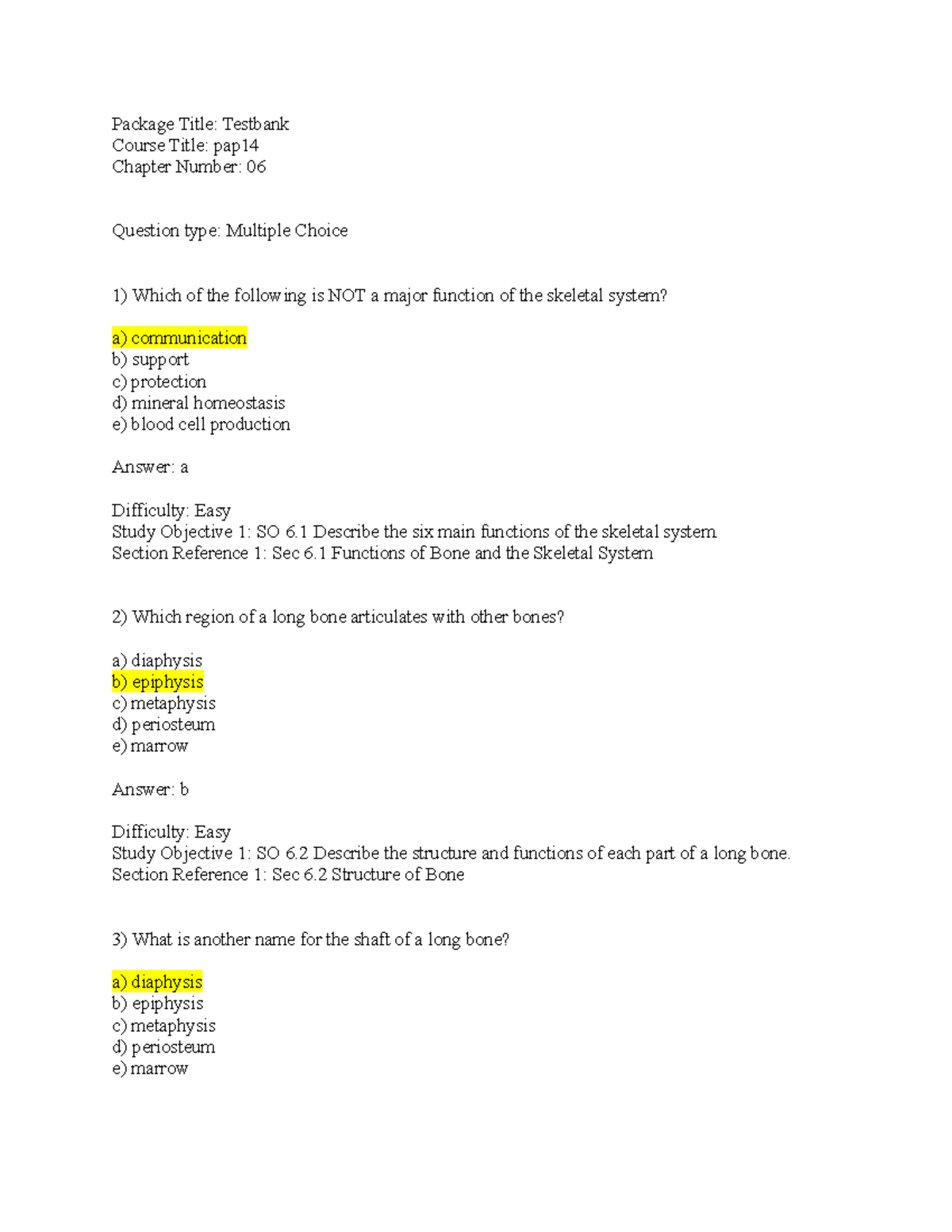 Ch06-highight - Chapter 6 study questions with the answers highlighted ...