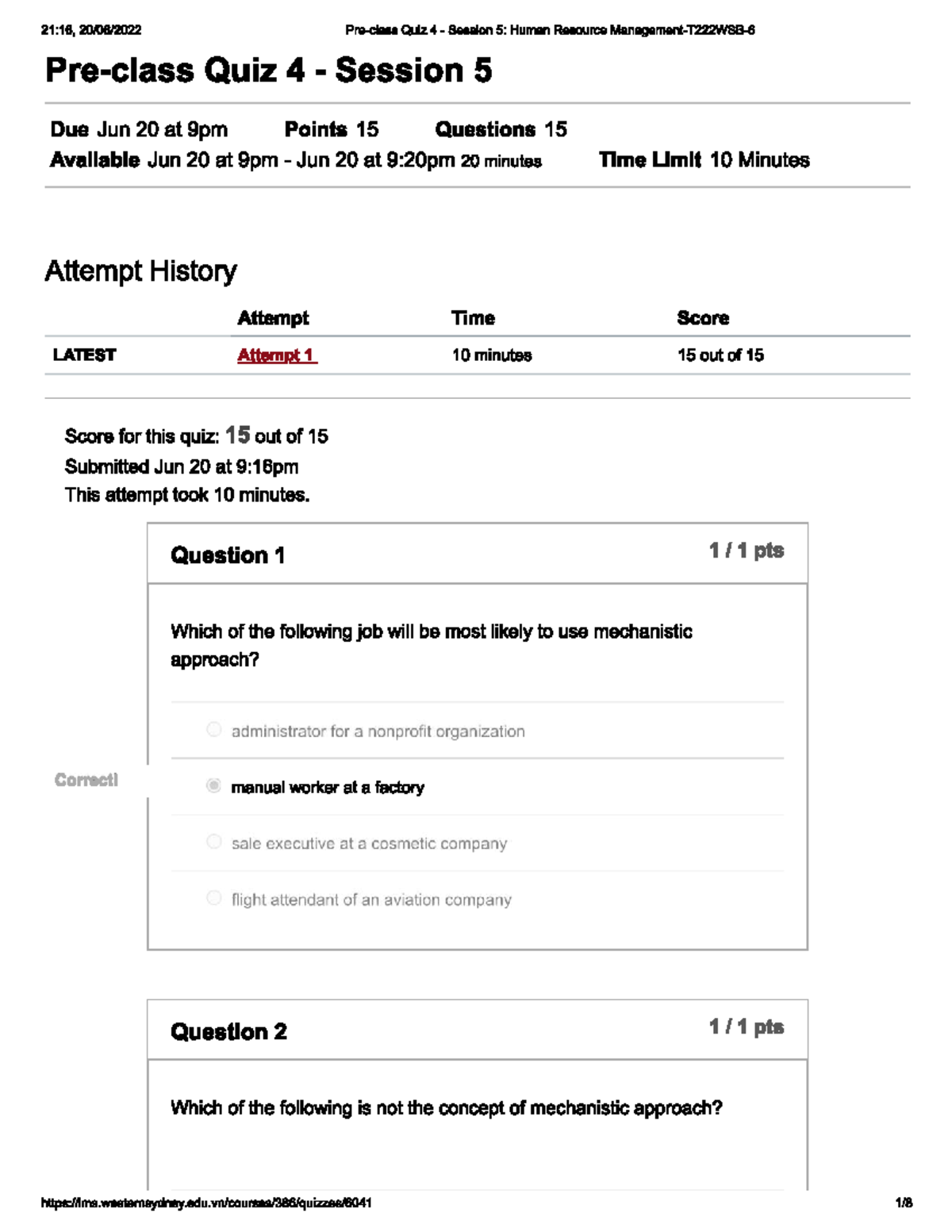 Pre-class-Quiz-4-Session-5 -Human-Resource-Management-T222WSB-6 - Human ...