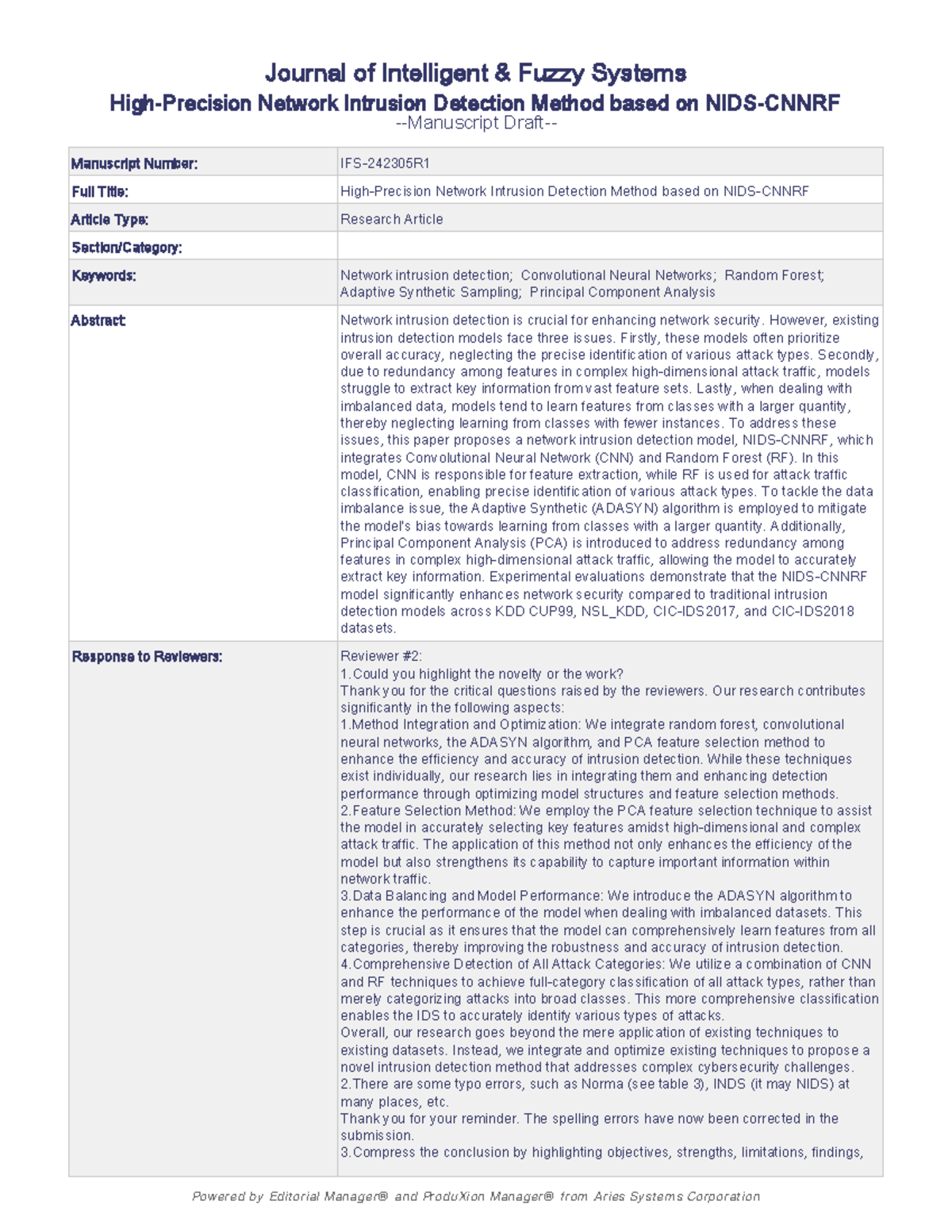 IFS-242305 R1 - Material - Journal of Intelligent & Fuzzy Systems High ...