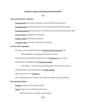 Genetics Unit 3 2306 Miles - Chapter 11: Chromosome structure and organelle DNA 11. Chromosomal ...