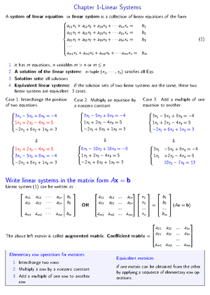 Linear algebra in 4 pages - Linear algebra explained in four pages ...