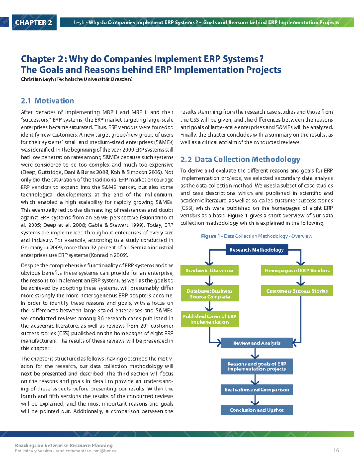 Chapter 2- Why do Companies Implement ERP Systems – The Goals and ...
