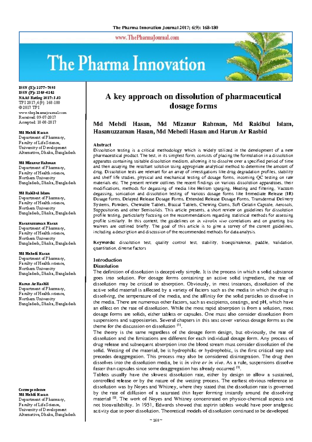 Inbound 1251074721629519249 - The Pharma Innovation Journal 2017 ; 6 ...