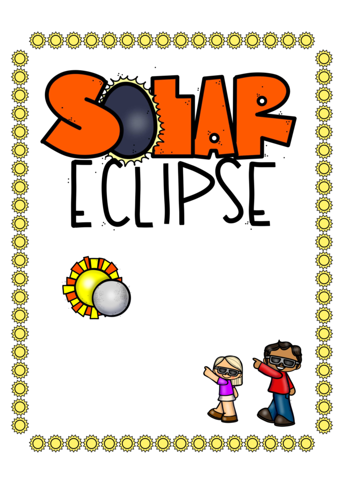 Solar Eclipse Printable Pack - © 2017 Stacey Jones at A Moment In Our ...