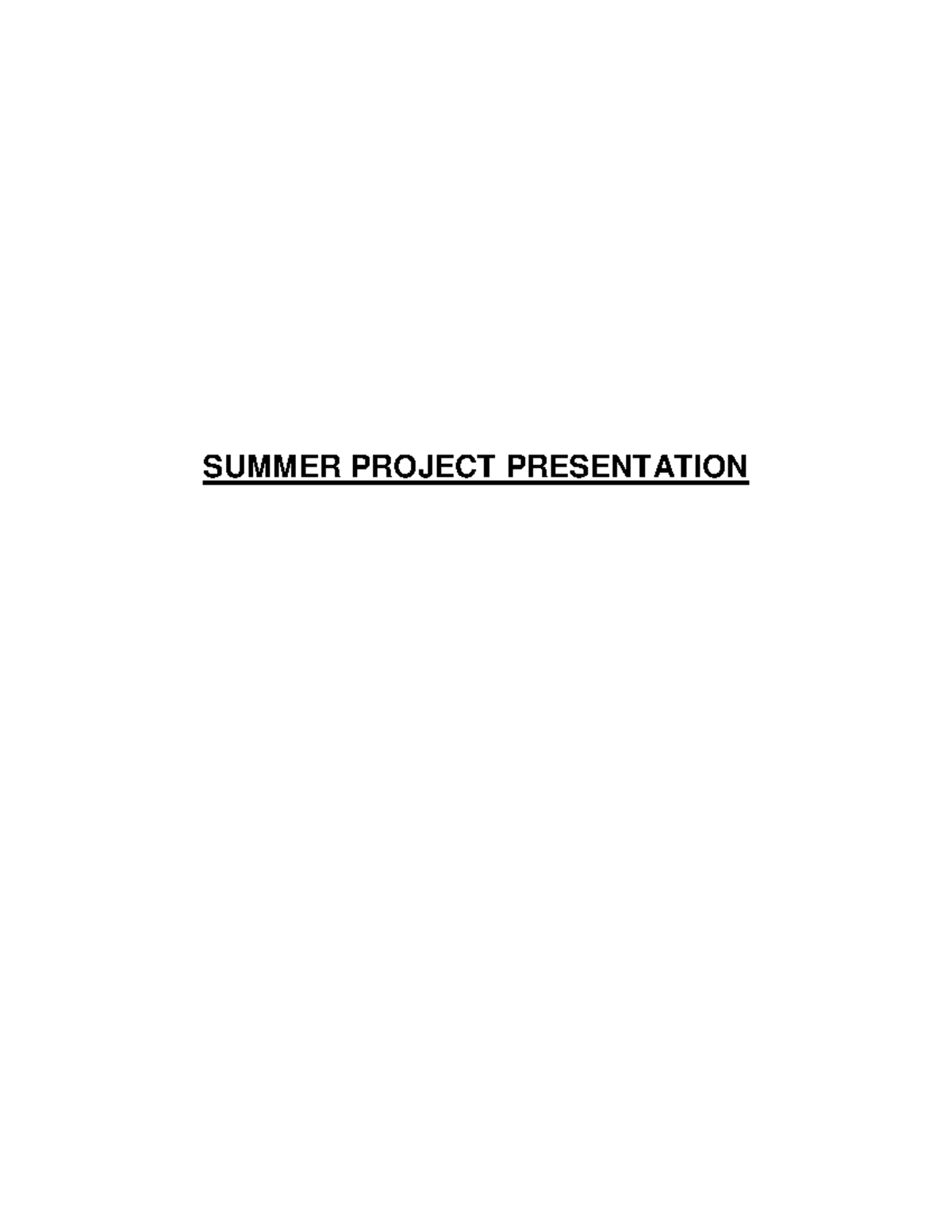 SIP-Presentation-Format - Human Resource Development - SUMMER PROJECT ...