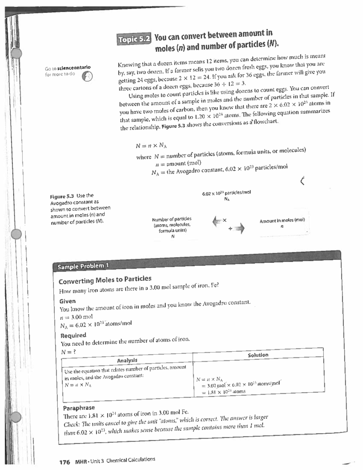The Mole & Avogadros Constant Practice Problems (p.177 1-7) - Studocu