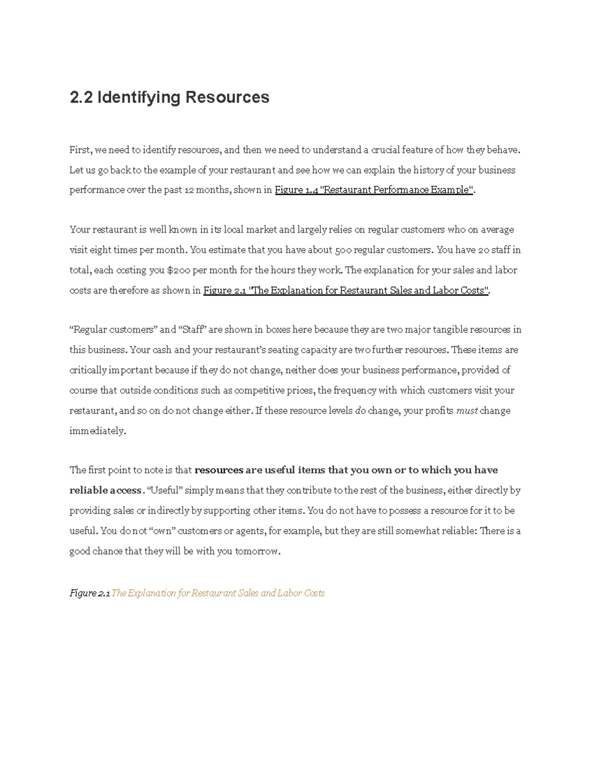 2.2 Identifying Resources - 2 Identifying Resources First, we need to ...
