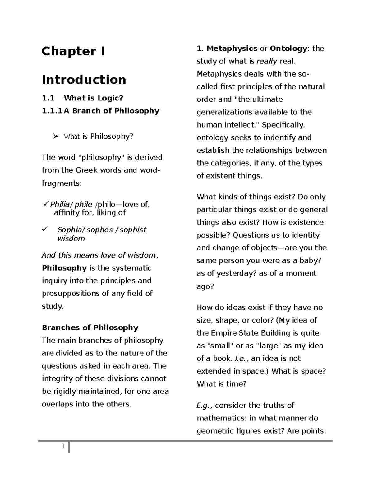 Logic And Critical Thinking Summeries Chapter I Introduction 1 What logic-and-critical-thinking-summeries-chapter-i-introduction-1-what