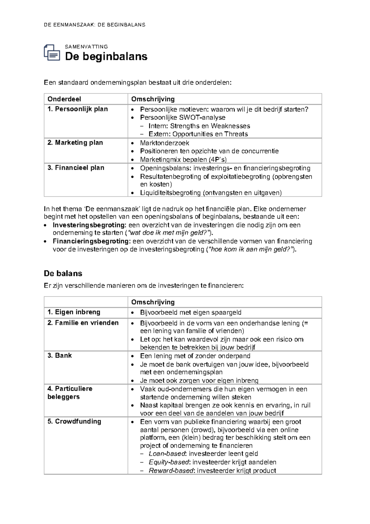 C samenvatting t10061 o01s01 de beginbalans 1668178189 - SAMENVATTING ...