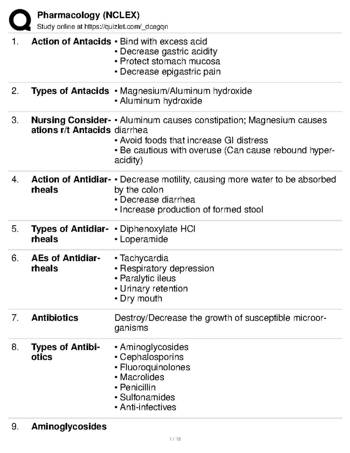 Pharmacology ( Nclex) - nursing basics nursing basics nursing basics ...