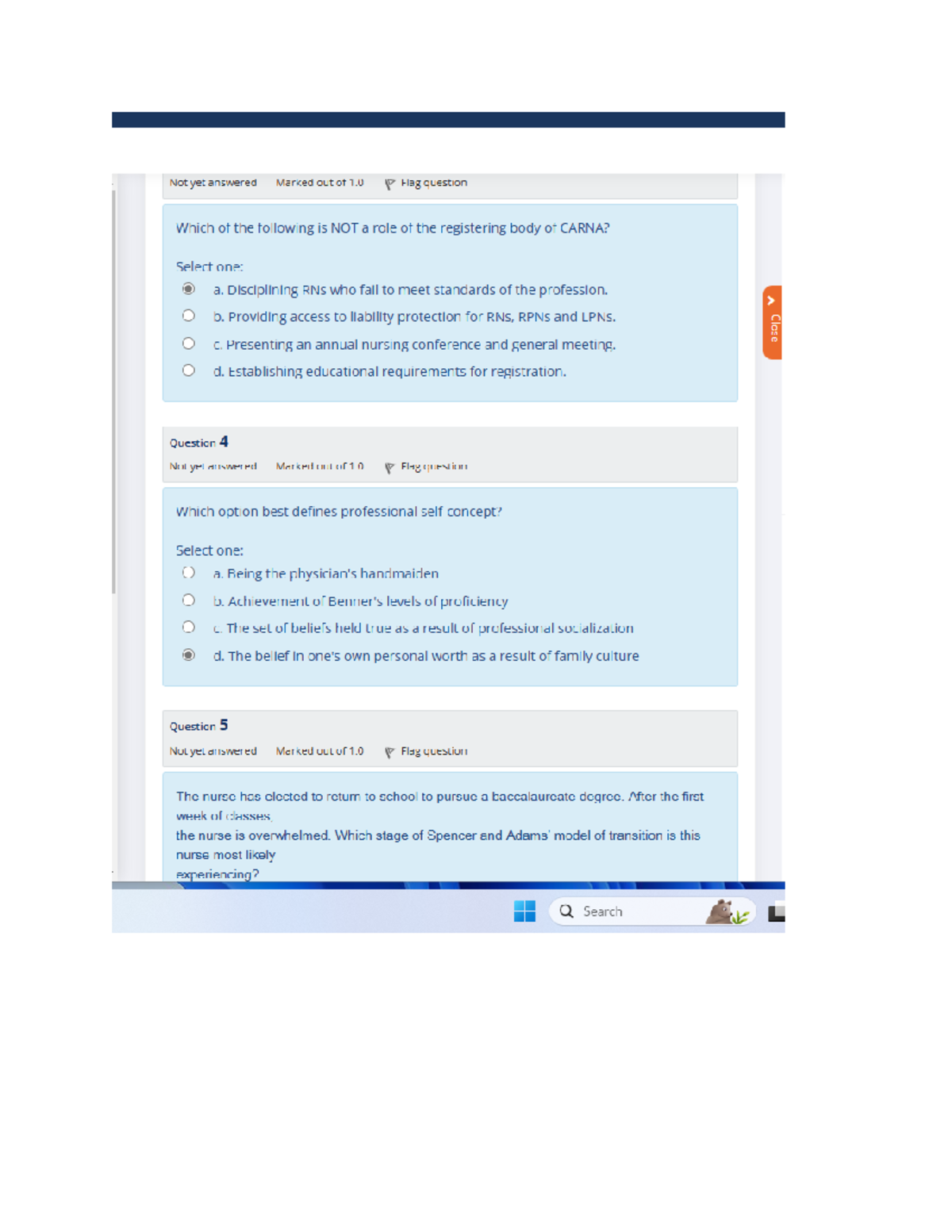 NURS 250 QUIZ - NURS QUIZ 1 - Nurs 250 - Studocu