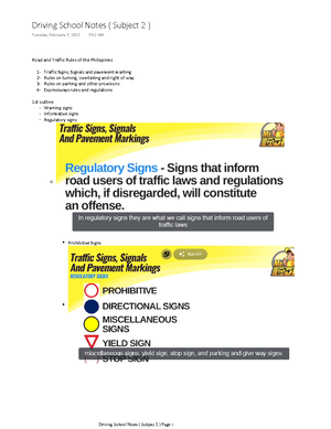 Reviews - A review guide for the exams. - REVIEWS SUBJECT: INQUERIES ...