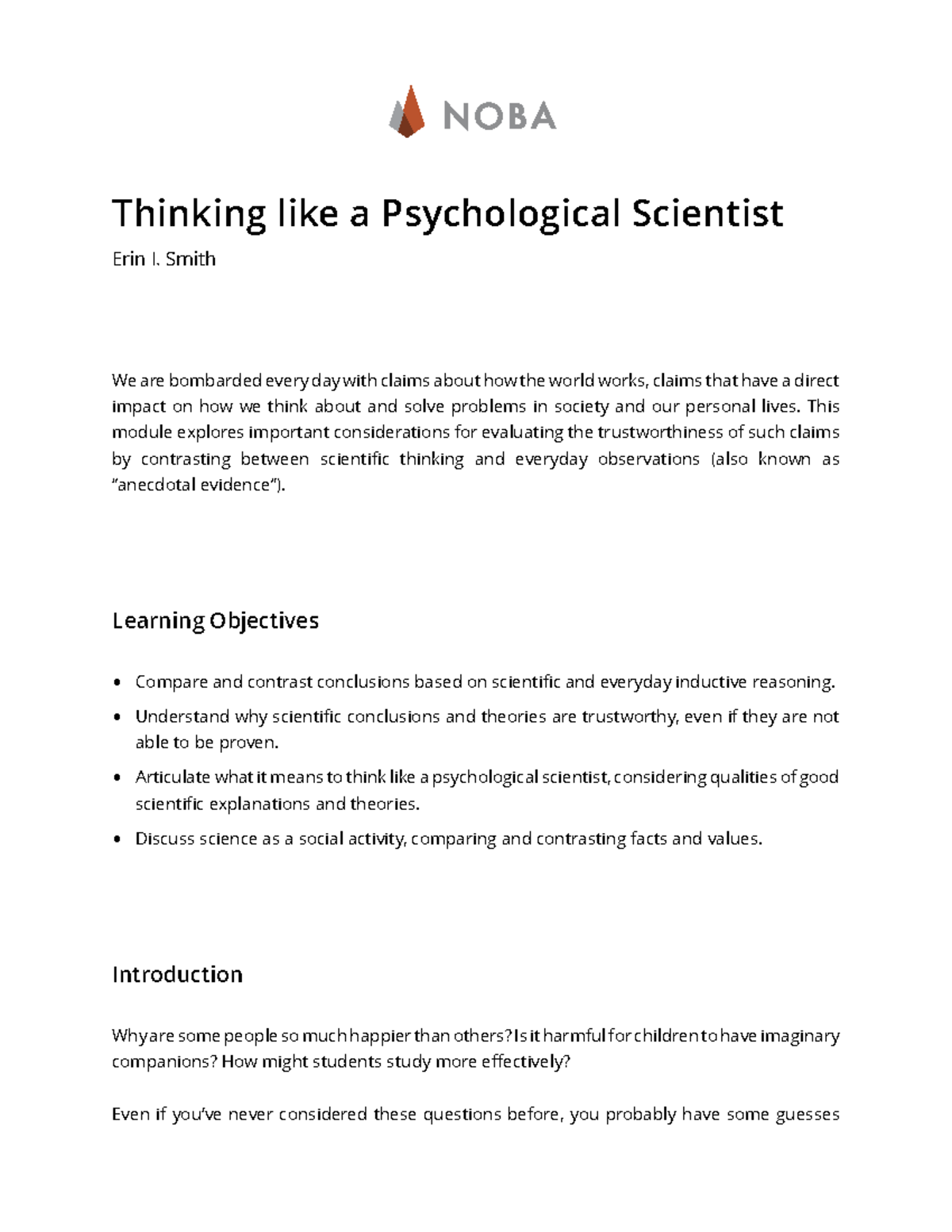 Thinking+like+a+Psychological+Scientist - N O B A Thinking like a ...
