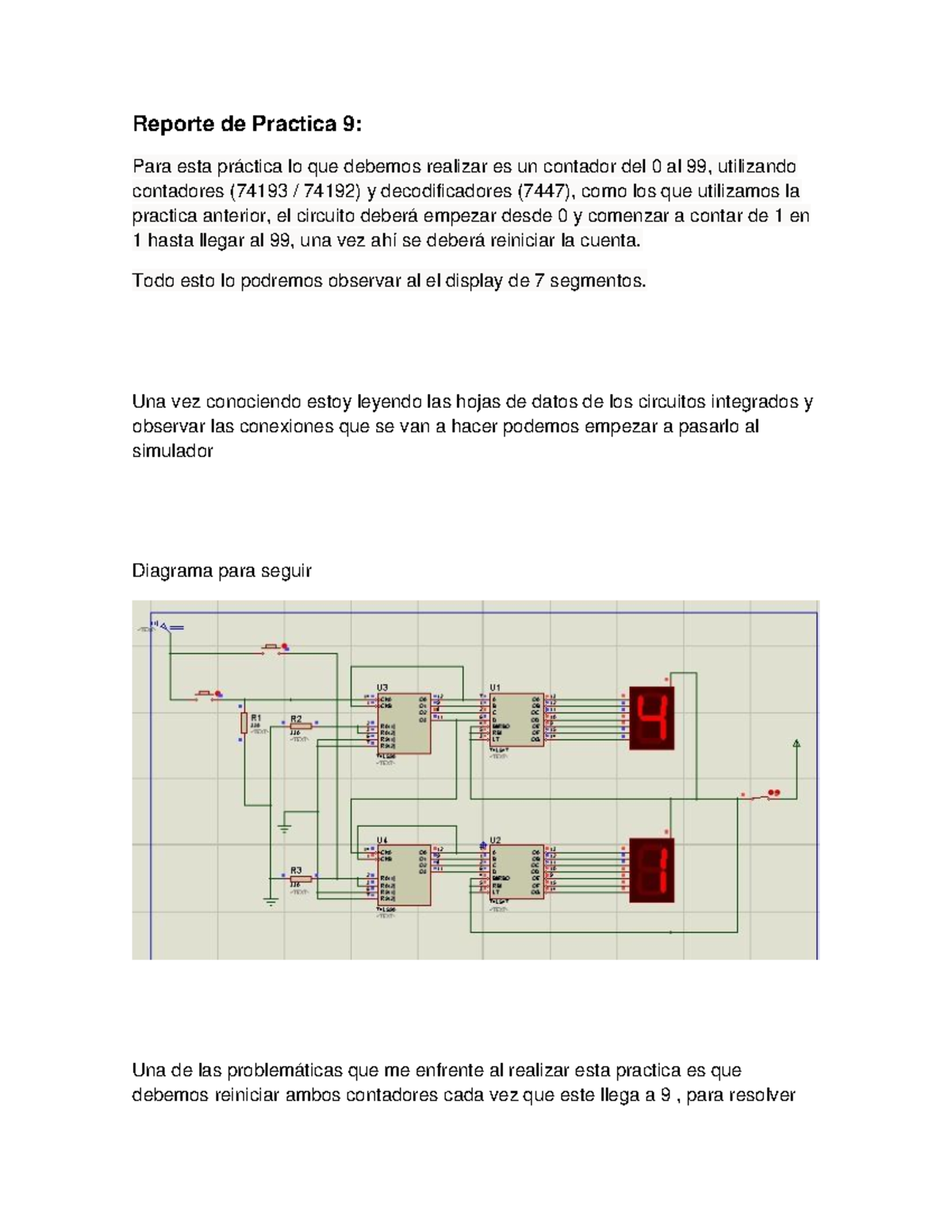 Practica 9 removed - da addsa dd assda - Reporte de Practica 9: Para ...