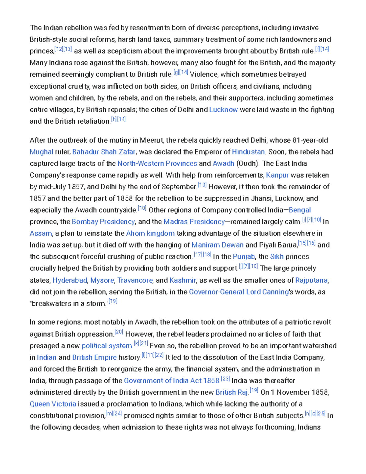 Indian Rebellion of 1857 project.mughal ruler Bahadur shah zafar was ...