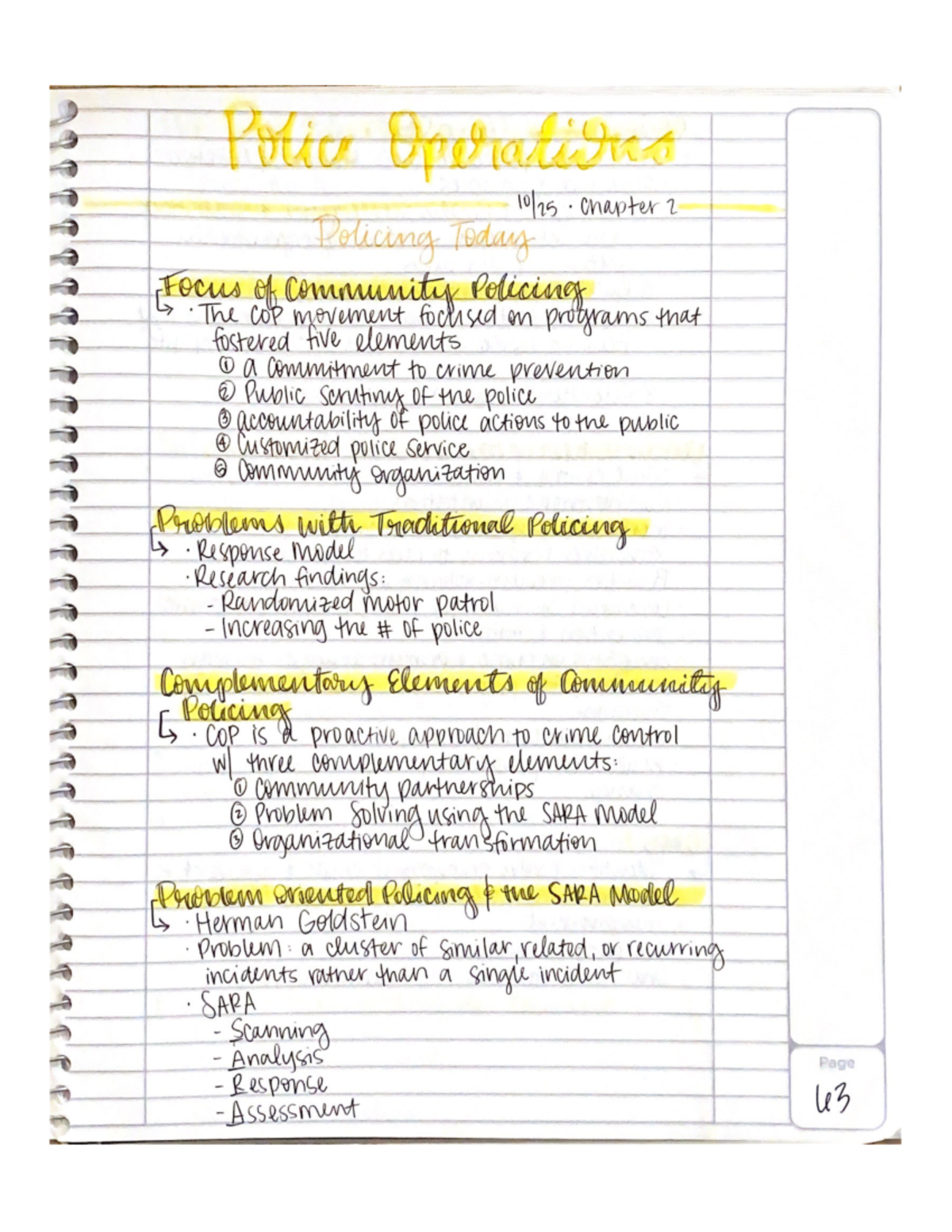 CJ 320 - Police Operations and Procedures: Chapter 2 - CJ 320 - Studocu