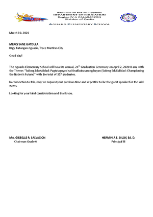 Graduation Program Script 2021 - GRADUATION PROGRAM SCRIPT 2021 I ...