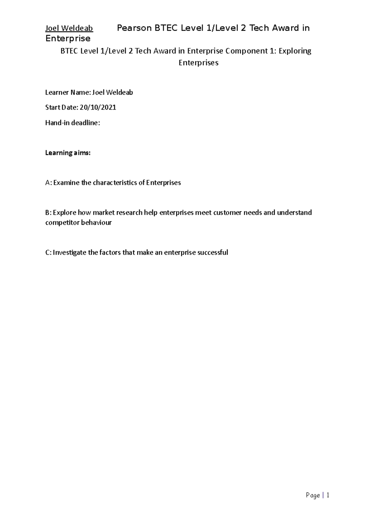 AQA Power and Conflict Poetry Knowledge Organiser / Revision Sheet ...