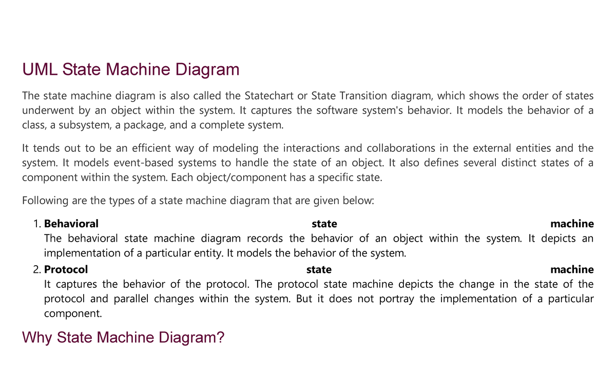 09-09-2022 UML State Machine Diagram 27 - UML State Machine Diagram The ...