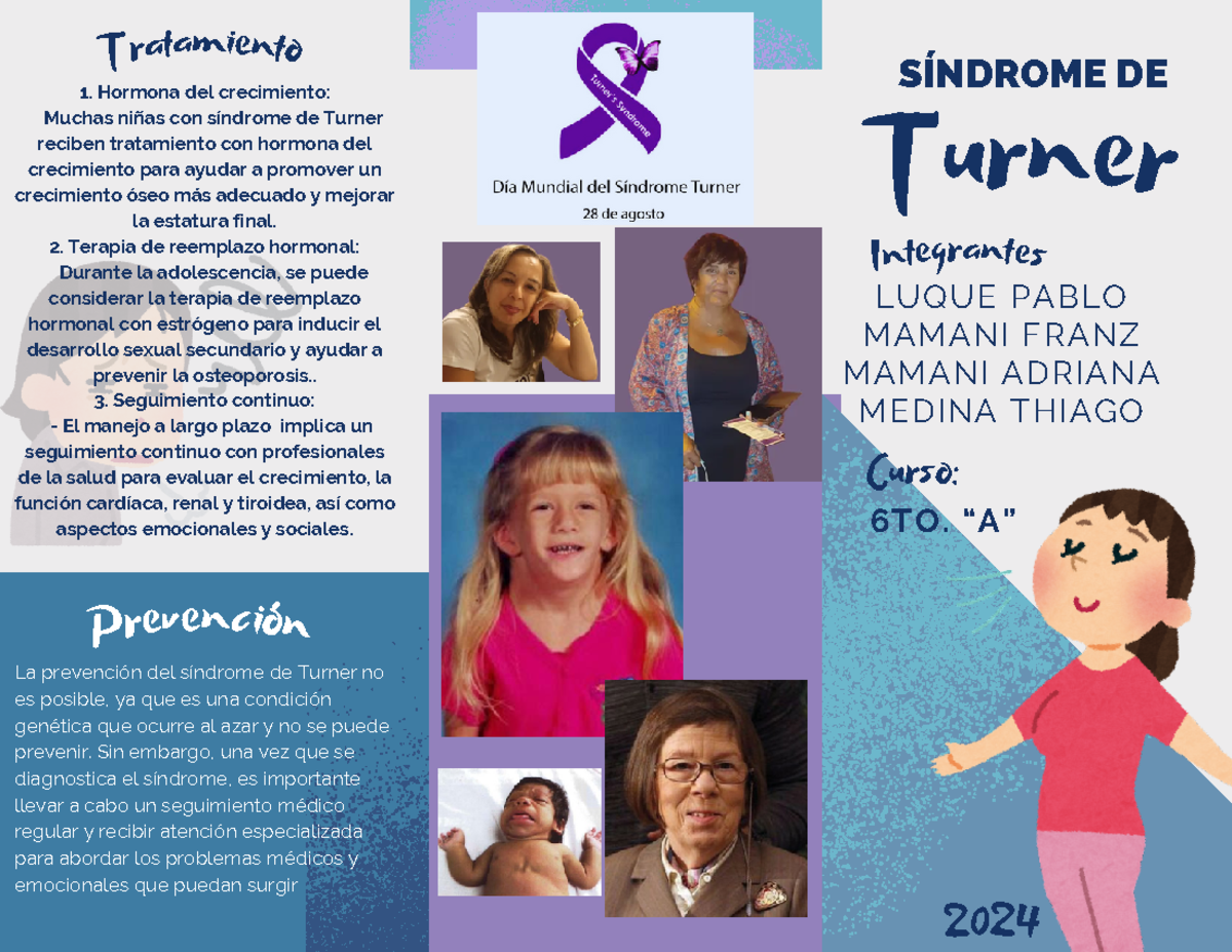 Síndrome de Turner - C u r s o : 6TO. “A” Tu rner SÍNDROME DE LUQUE ...