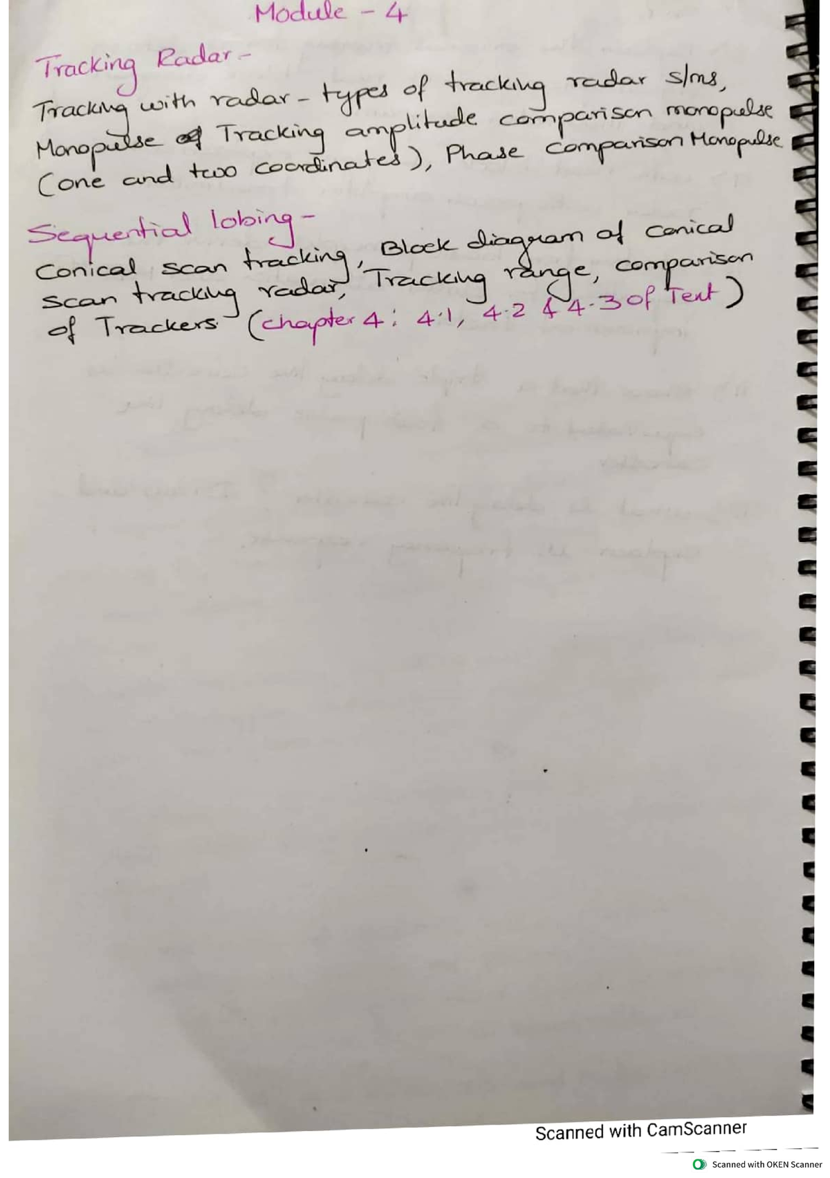 Radar engineering mod 4 - Introduction to Electonic communication - Studocu