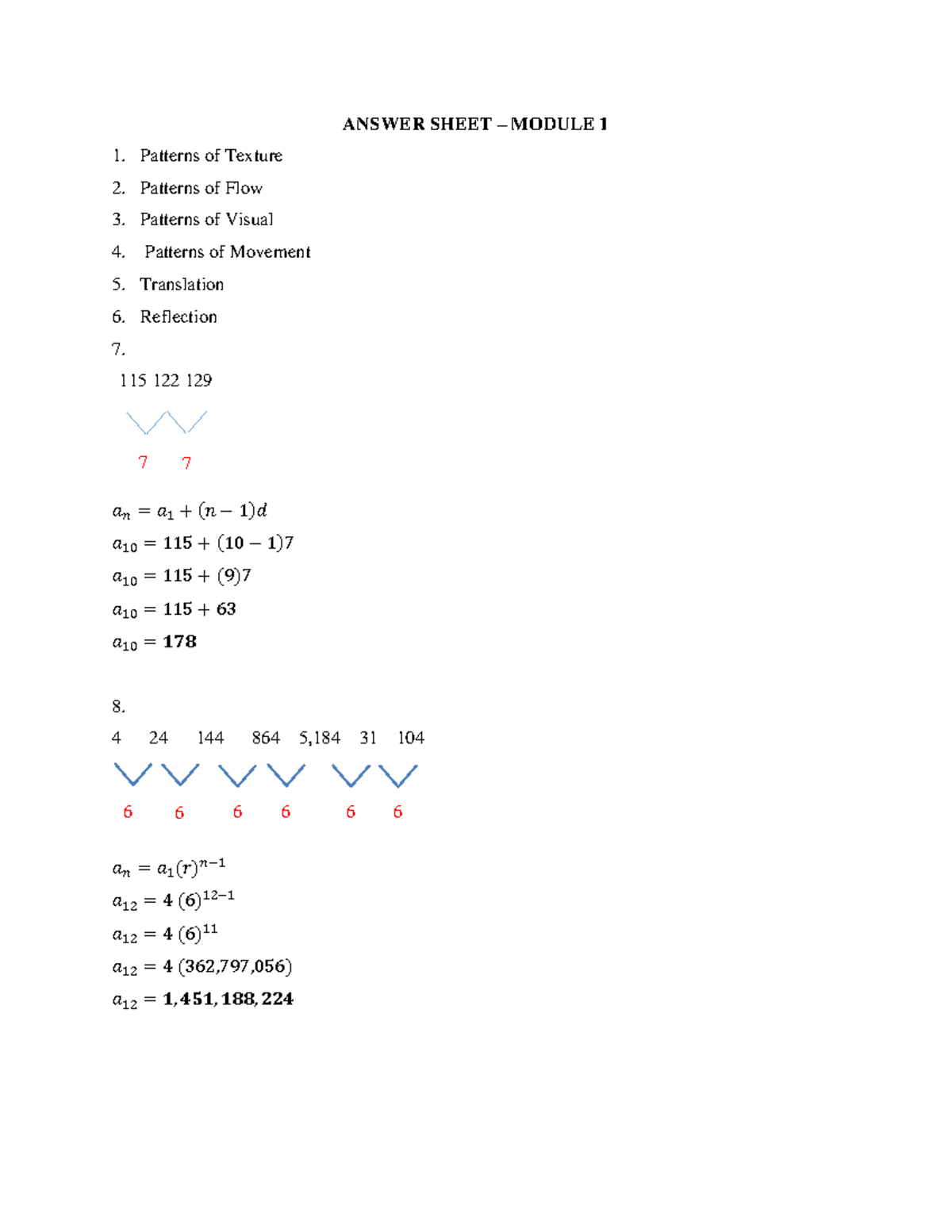 Answer- Sheet Final - Use responsibly! Don't plagiarize! - ANSWER SHEET ...