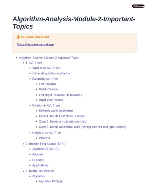 Algorithm Analysis Module 4 Important Topics - Algorithm-Analysis-Module-4-Important- Topics For ...