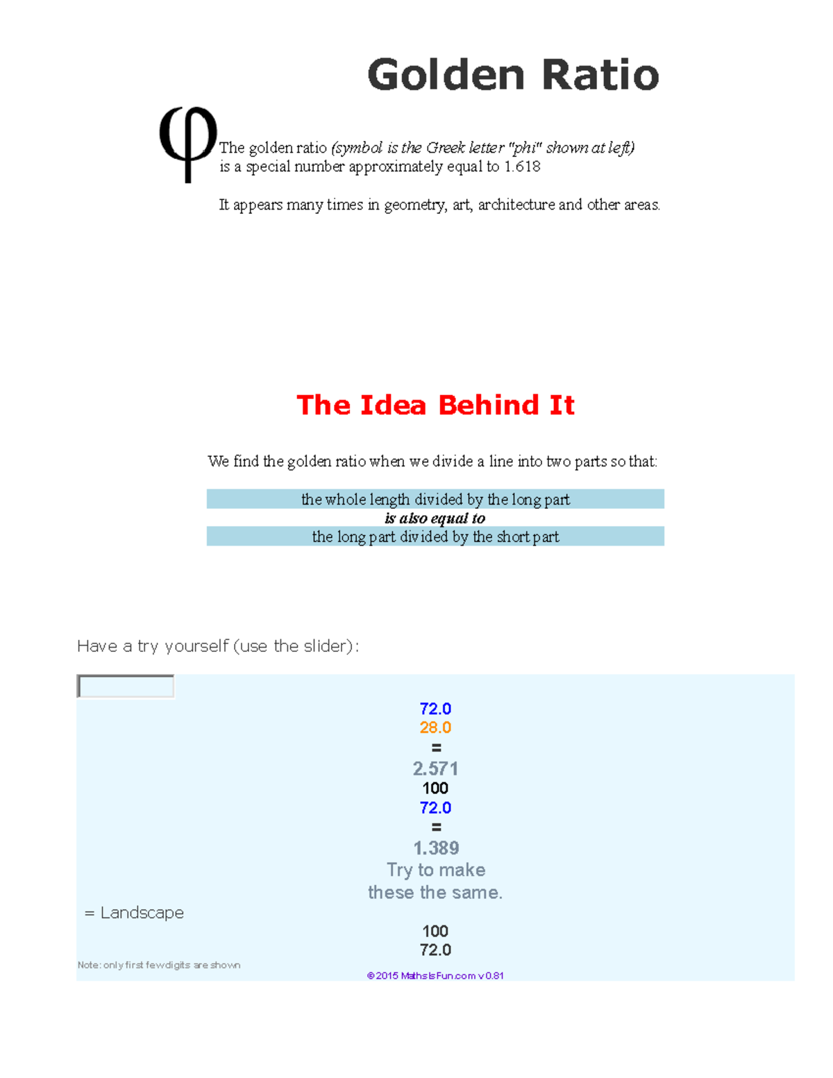 Golden-Ratio - Lecture notes 1-4 - BS in Accountancy - CHMSC - Studocu