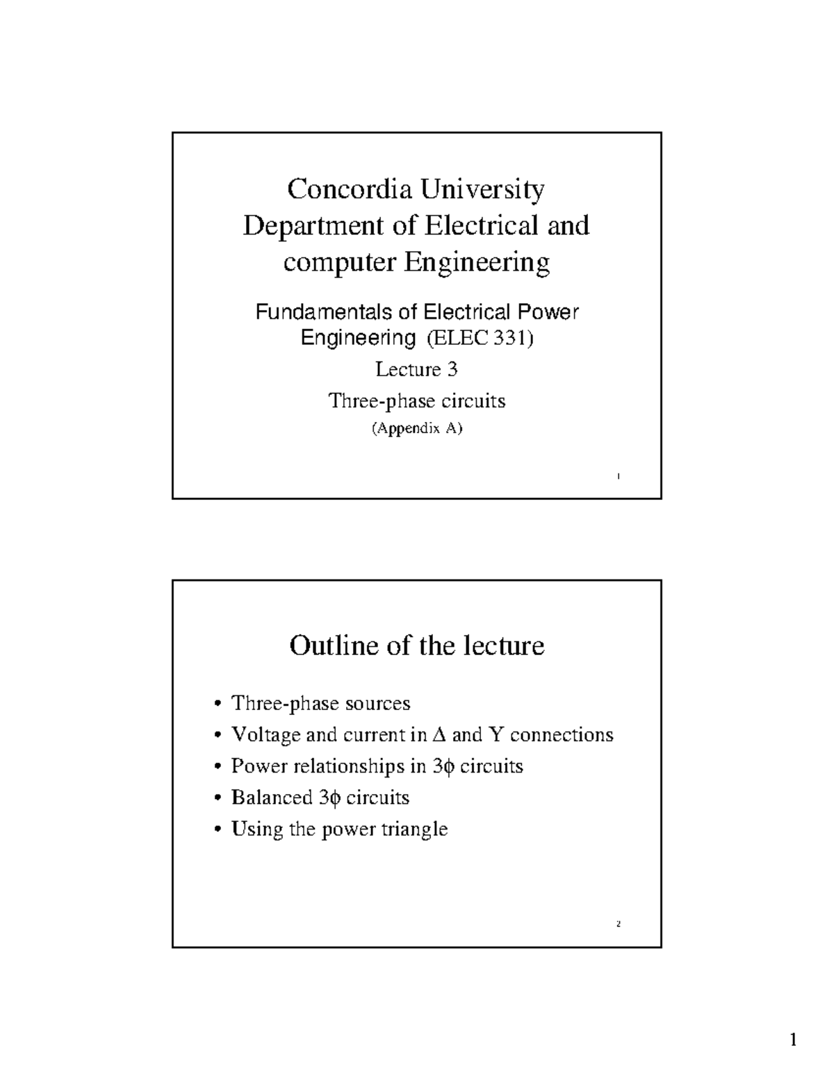 Lec 3-updated - Three-phase circuits - Concordia University Department ...
