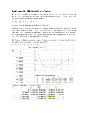 Ejercicios resueltos de métodos numéricos: Taller en clases - Metodos Numericos - Studocu