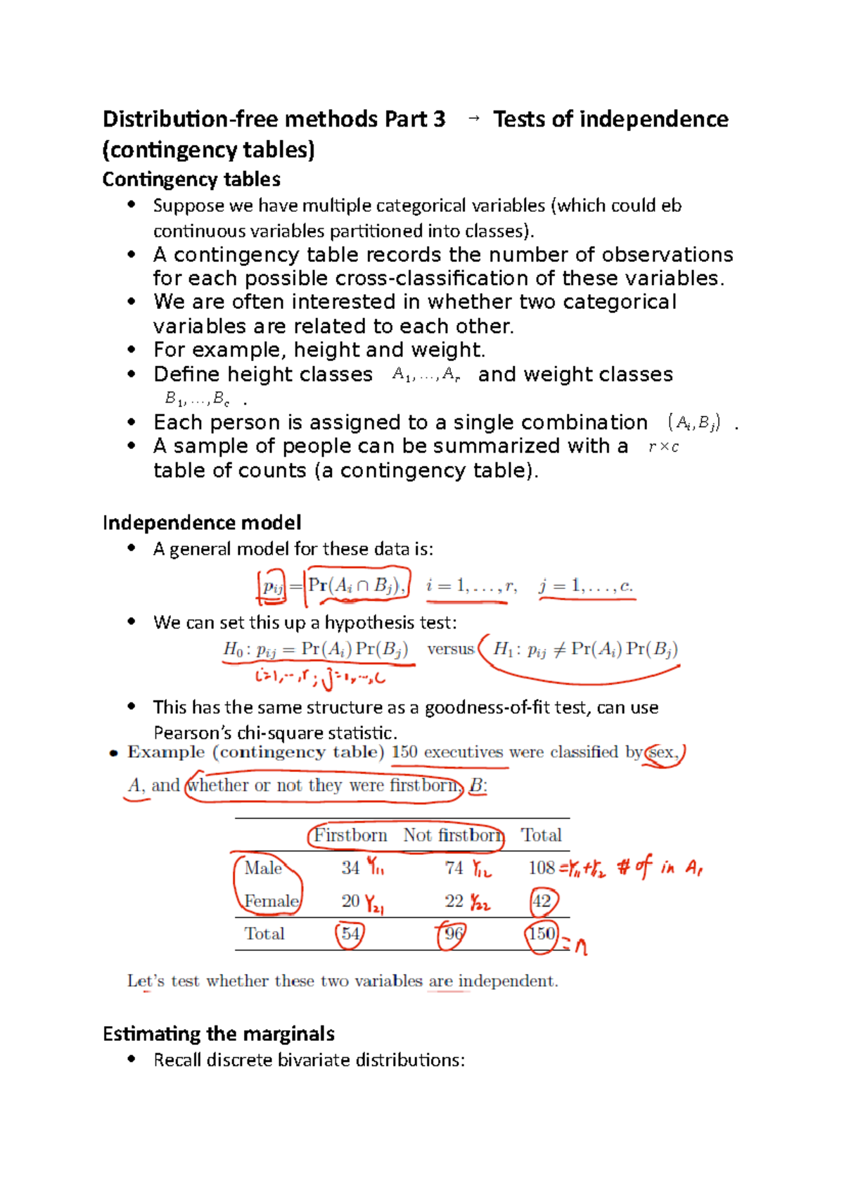 Distribution-free-methods Part-3 Tests-of-independence-contingency ...