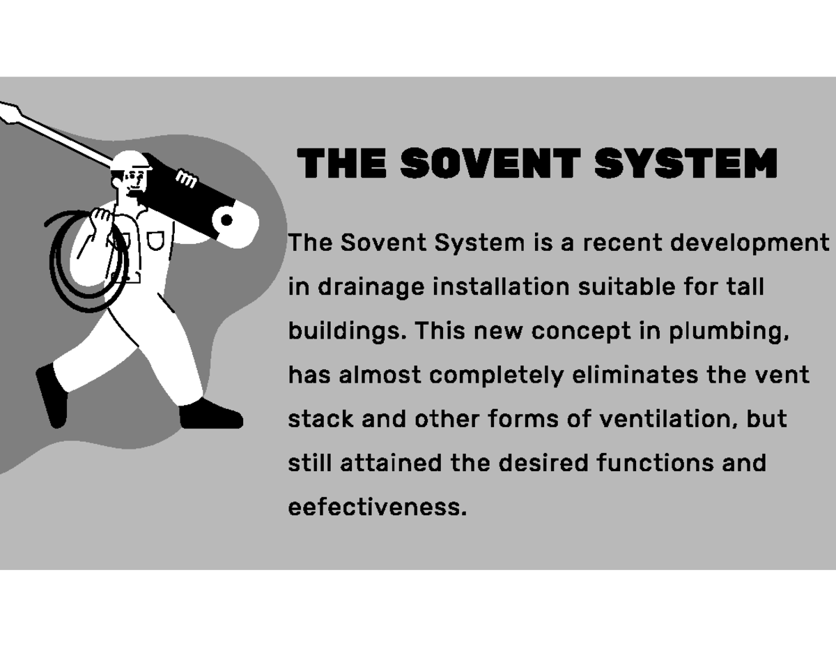 The Sovent System - This new concept in plumbing, has almost completely ...