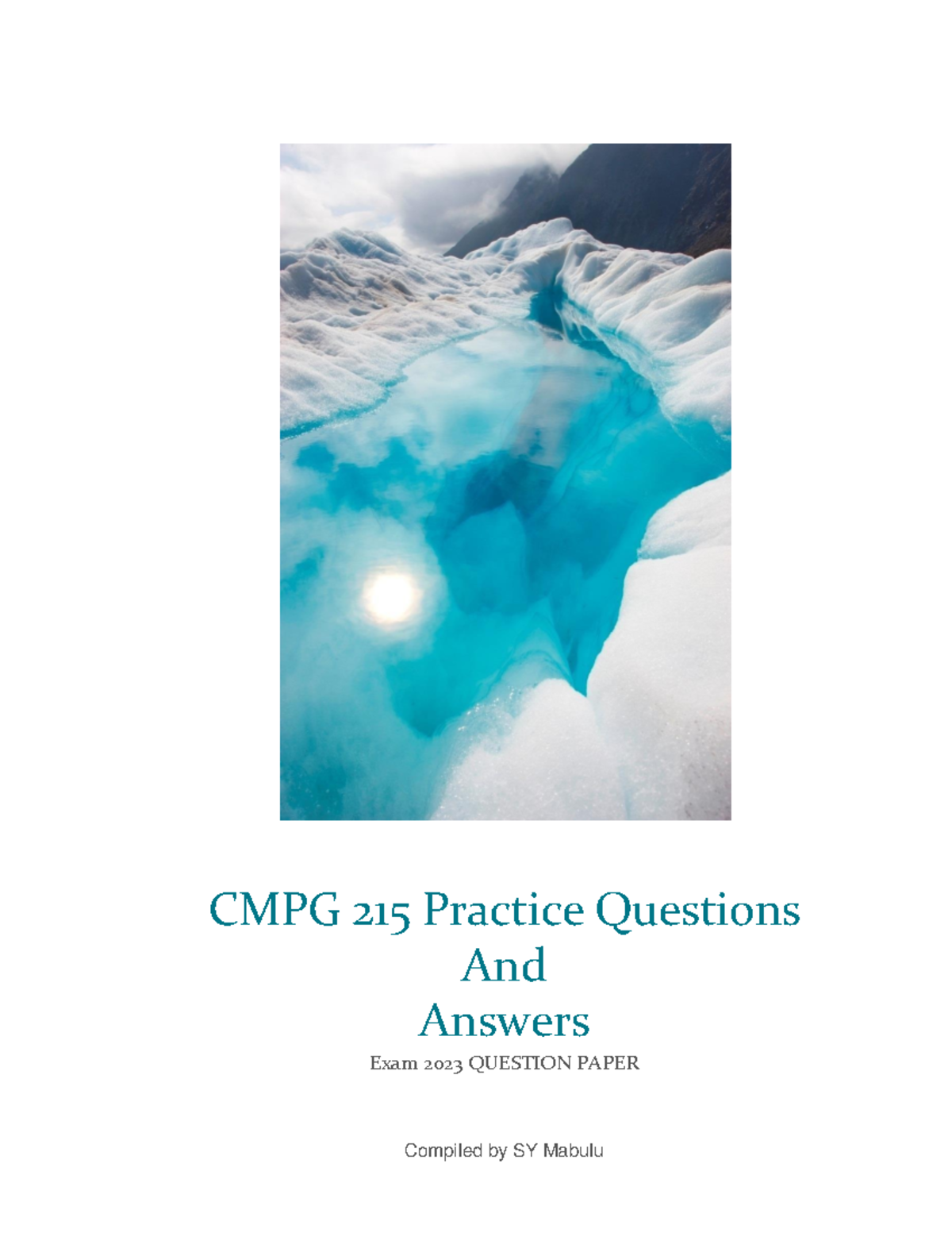 CMPG 215 Exam Prac Question Paper With Answers - CMPG 215 Practice ...
