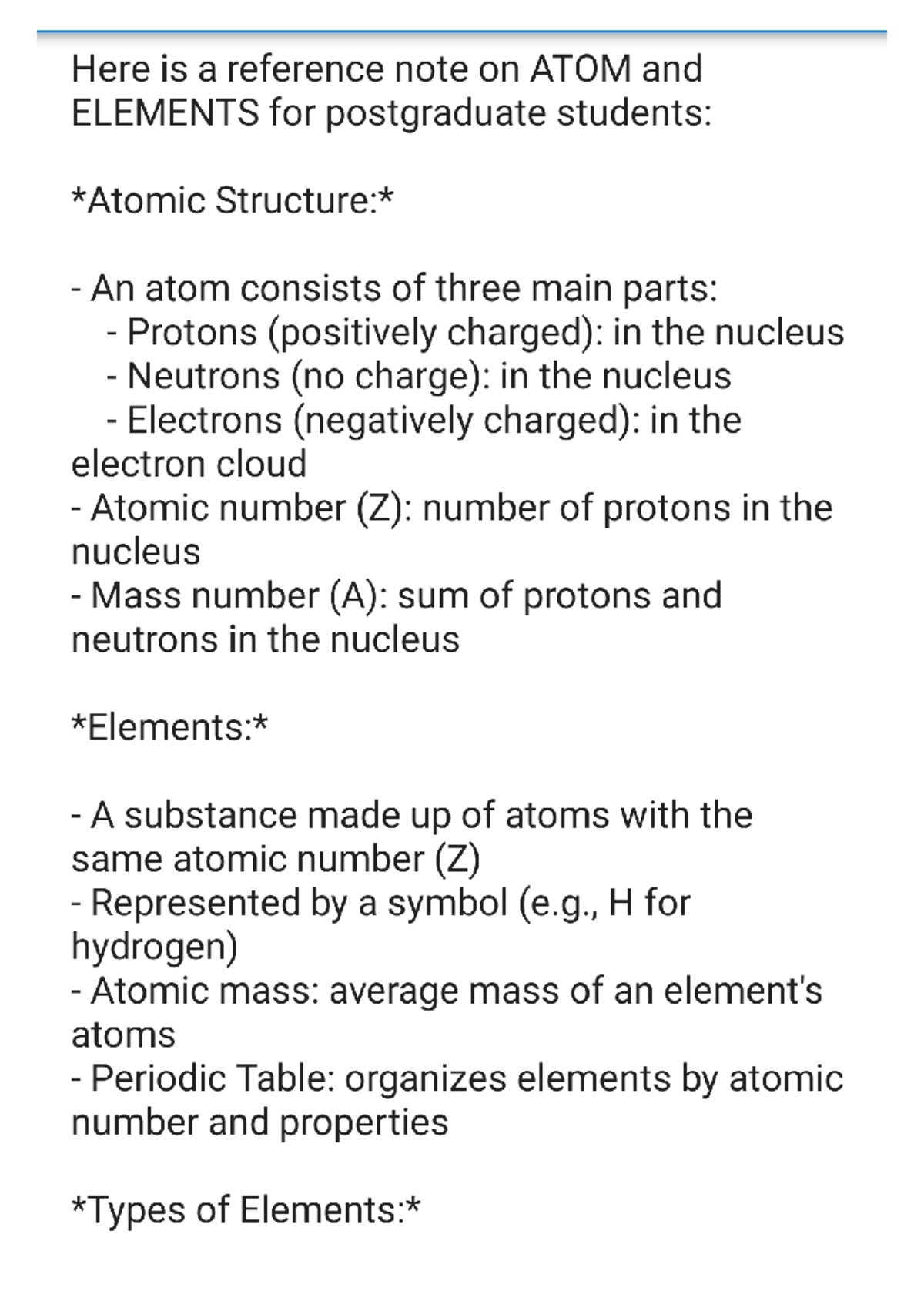 All PDF Reader 20240705 17 - Here is a reference note on ATOM and ELEMENTS for postgraduate ...