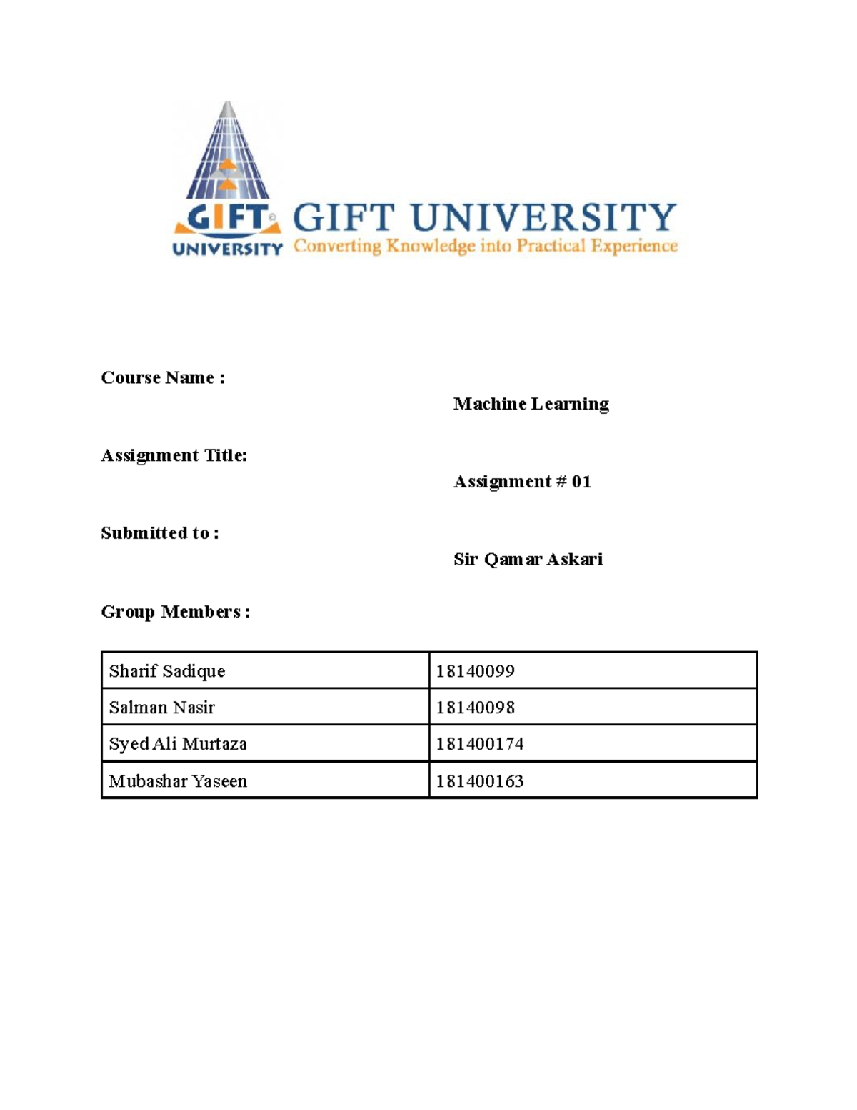 KMean Assingment report - Course Name : Machine Learning Assignment ...