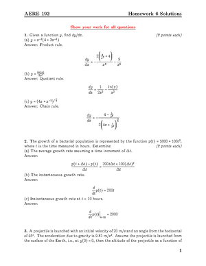 AERE 192 Homework 8 - AERE 192 Homework 8 Solutions Find the Riemann sum for f (x) = cos(x).cos ...