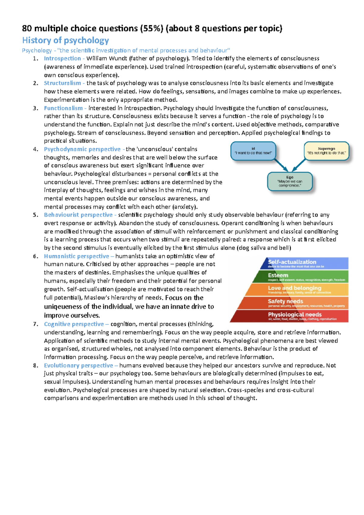 Recap - Every single lecture with notes for final exam - 80 multiple ...