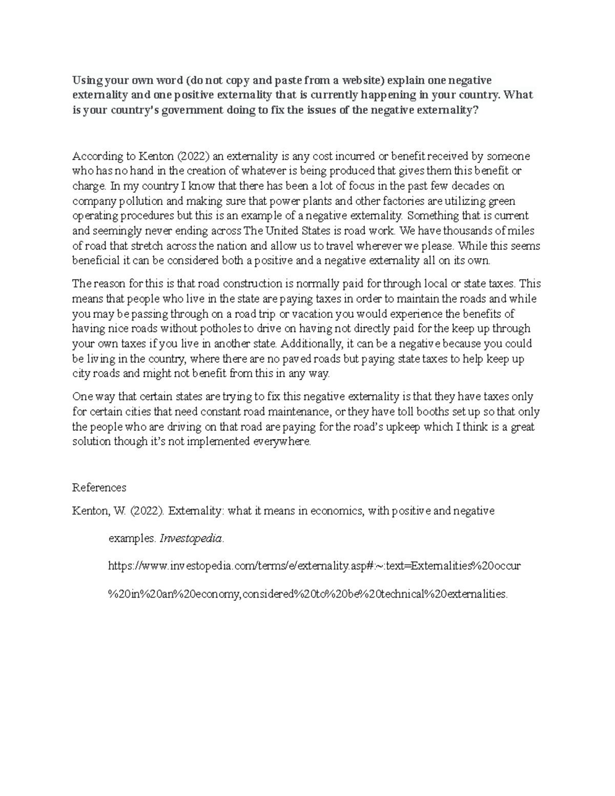 Bus 1103 unit 5 disc - unit 5 discussion - Using your own word (do not copy and paste from a ...